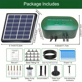 Solar Drip Irrigation Kit for Eco-friendly Automatic Watering ...