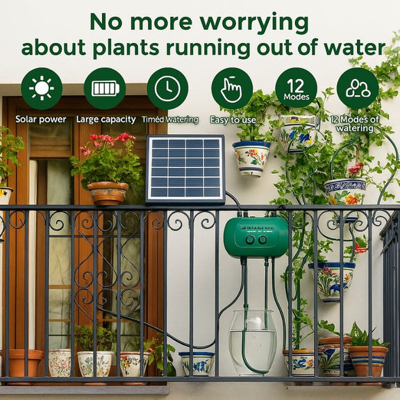 Solar Drip Irrigation Kit for Eco-friendly Automatic Watering ...