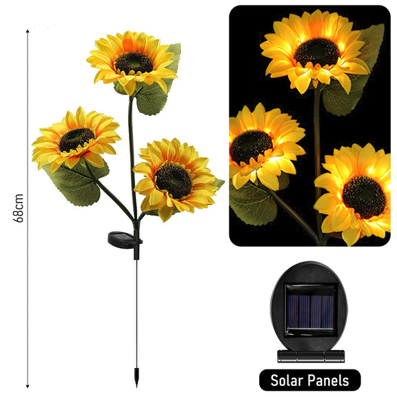 SolarSunflower® | Solar-Powered Sunflower Lights – NextGenGardening